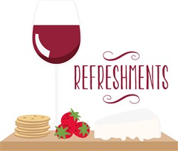 Refreshments print art print art at EmbroideryDesigns.com ...