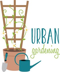 Urban Garden print art print art at EmbroideryDesigns.com ...