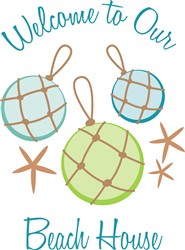 Our Beach House print art print art at EmbroideryDesigns.com ...