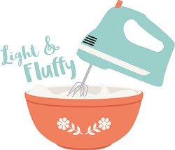 Light & Fluffy print art print art at EmbroideryDesigns.com ...