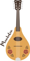 Mandolin Instrument print art print art at EmbroideryDesigns.com ...