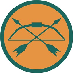 Archery Badge print art print art at EmbroideryDesigns.com ...