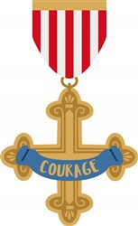 Courage Badge print art print art at EmbroideryDesigns.com ...