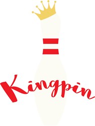 Kingpin SVG cut file at EmbroideryDesigns.com | EmbroideryDesigns.com
