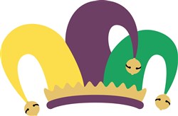Mardi Gras Jester Hat SVG cut file at EmbroideryDesigns.com ...