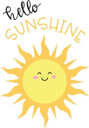 Hello Sunshine SVG cut file at EmbroideryDesigns.com ...