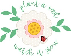 Plant A Seed print art print art at EmbroideryDesigns.com ...