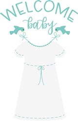 Welcome Baby print art print art at EmbroideryDesigns.com ...
