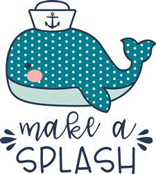 Make A Splash print art print art at EmbroideryDesigns.com ...