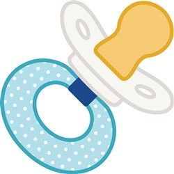 Baby Pacifier print art print art at EmbroideryDesigns.com ...