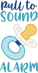 Pull To Sound Alarm print art print art at EmbroideryDesigns.com ...