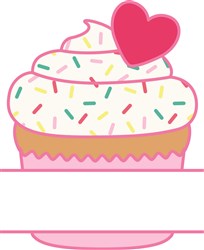 Cupcake Name Drop SVG cut file at EmbroideryDesigns.com ...