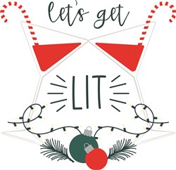 Lets Get Lit print art print art at EmbroideryDesigns.com ...