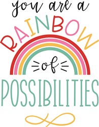 Rainbow Of Possibility SVG cut file at EmbroideryDesigns.com ...