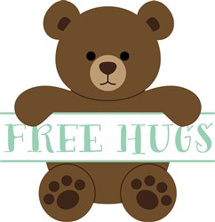 Free Hugs print art print art at EmbroideryDesigns.com ...