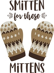 Smitten For These Mittens print art print art at EmbroideryDesigns.com ...
