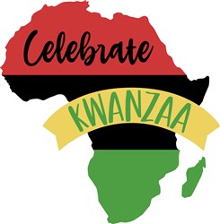 African Continent Celebrate Kwanzaa print art print art at ...