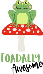 Toadally Awesome print art print art at EmbroideryDesigns.com ...