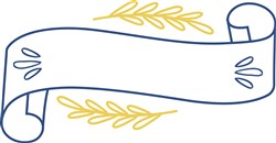 Decorative Banner print art print art at EmbroideryDesigns.com ...