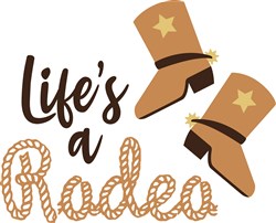 Lifes A Rodea print art print art at EmbroideryDesigns.com ...