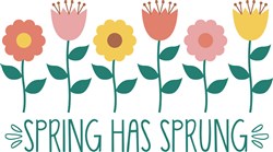 Spring Has Sprung print art print art at EmbroideryDesigns.com ...