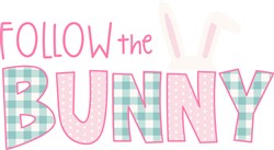 Follow The Bunny print art print art at EmbroideryDesigns.com ...
