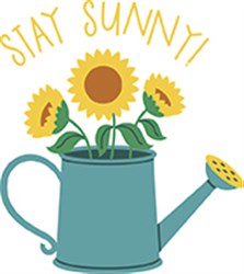 Stay Sunny print art print art at EmbroideryDesigns.com ...