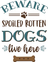 Spoiled Rotten Dogs print art print art at EmbroideryDesigns.com ...
