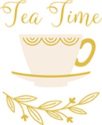 Tea Time print art print art at EmbroideryDesigns.com ...