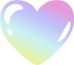 Ombre Heart Love print art print art at EmbroideryDesigns.com ...
