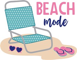 Beach Mode print art print art at EmbroideryDesigns.com ...