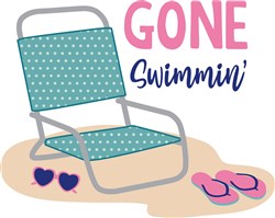 Gone Swimming print art print art at EmbroideryDesigns.com ...