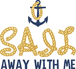 Sail Away With Me print art print art at EmbroideryDesigns.com ...