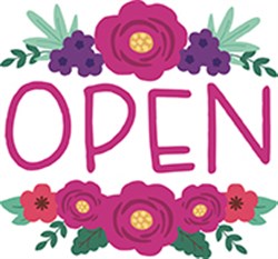 Floral Open print art print art at EmbroideryDesigns.com ...