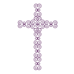 Swirly Cross SVG cut file at EmbroideryDesigns.com | EmbroideryDesigns.com
