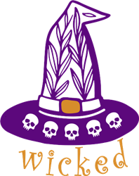 Wicked Witch Hat SVG cut file at EmbroideryDesigns.com ...