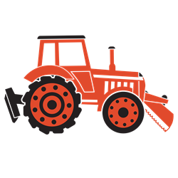 Tractor SVG cut file at EmbroideryDesigns.com | EmbroideryDesigns.com