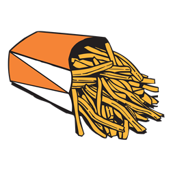 French Fries SVG cut file at EmbroideryDesigns.com | EmbroideryDesigns.com