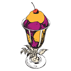 Ice Cream Sundae SVG cut file at EmbroideryDesigns.com ...