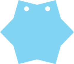 Hanging 6 Point Star SVG cut file at EmbroideryDesigns.com ...