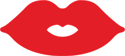Puffy Lips SVG cut file at EmbroideryDesigns.com | EmbroideryDesigns.com