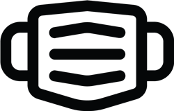 Face Mask Outline SVG cut file at EmbroideryDesigns.com ...