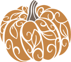 Fancy Pumpkin SVG cut file at EmbroideryDesigns.com | EmbroideryDesigns.com
