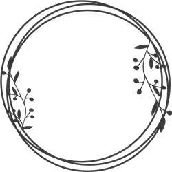 Round Plant Frame SVG cut file at EmbroideryDesigns.com ...