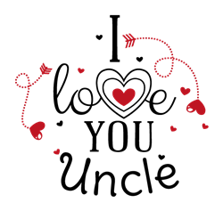 Love You Uncle SVG cut file at EmbroideryDesigns.com ...