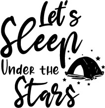 Sleep Under Stars SVG cut file at EmbroideryDesigns.com ...