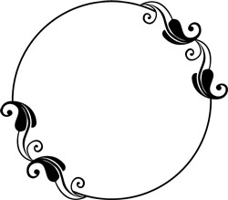 Swirl Frame SVG cut file at EmbroideryDesigns.com | EmbroideryDesigns.com
