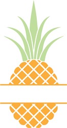 Pineapple Split SVG cut file at EmbroideryDesigns.com ...