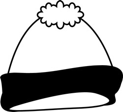 Flip Up Stocking Cap SVG cut file at EmbroideryDesigns.com ...