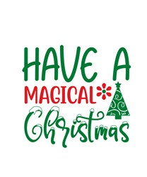 Magical Christmas SVG cut file at EmbroideryDesigns.com ...